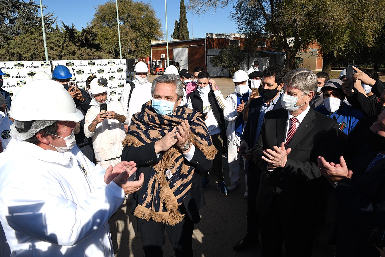 El presidente Alberto Fernández en Santa Rosa - La Pampa Noticias